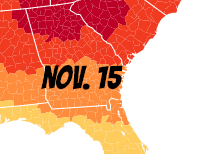 Georgia Fall Foliage Map 2025: Where & When To See Gorgeous Peak Leaves ...